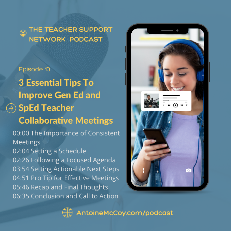EP 10: 3 Essential Tips To Improve Gen Ed and SpEd Teacher ...
