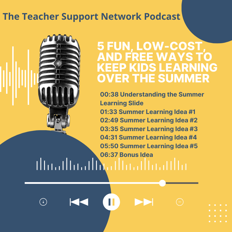 EP 23: 5 Fun, Low-Cost, and Free Ways to Keep Kids Learning Over the ...
